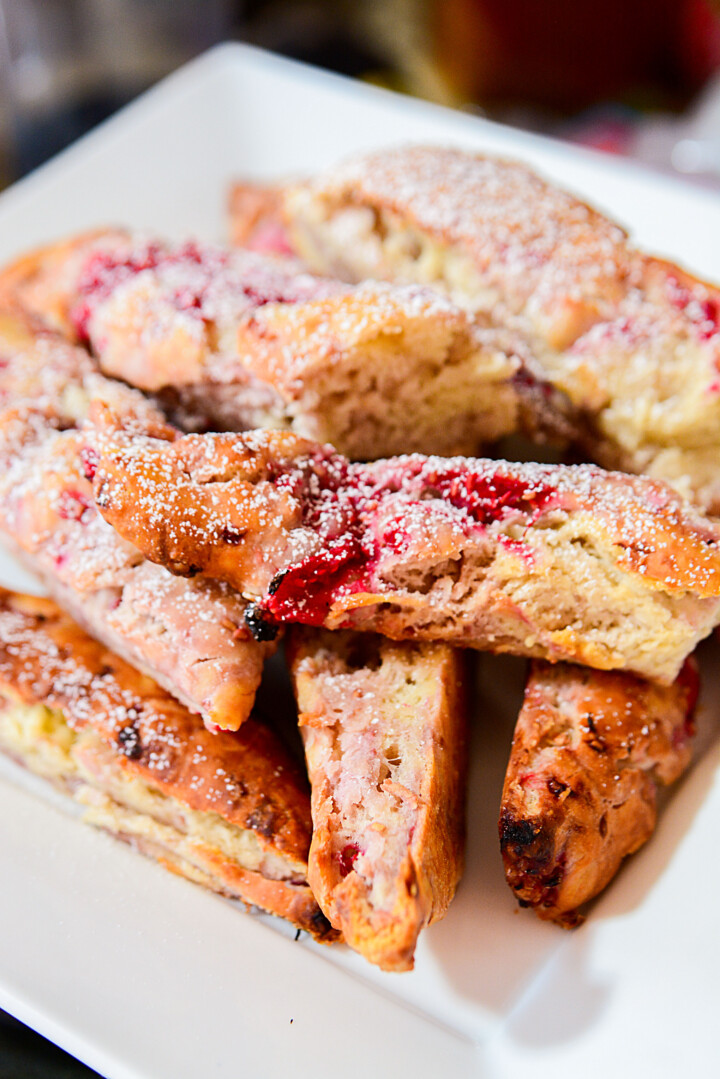 Rasberry Lime Scone Sticks