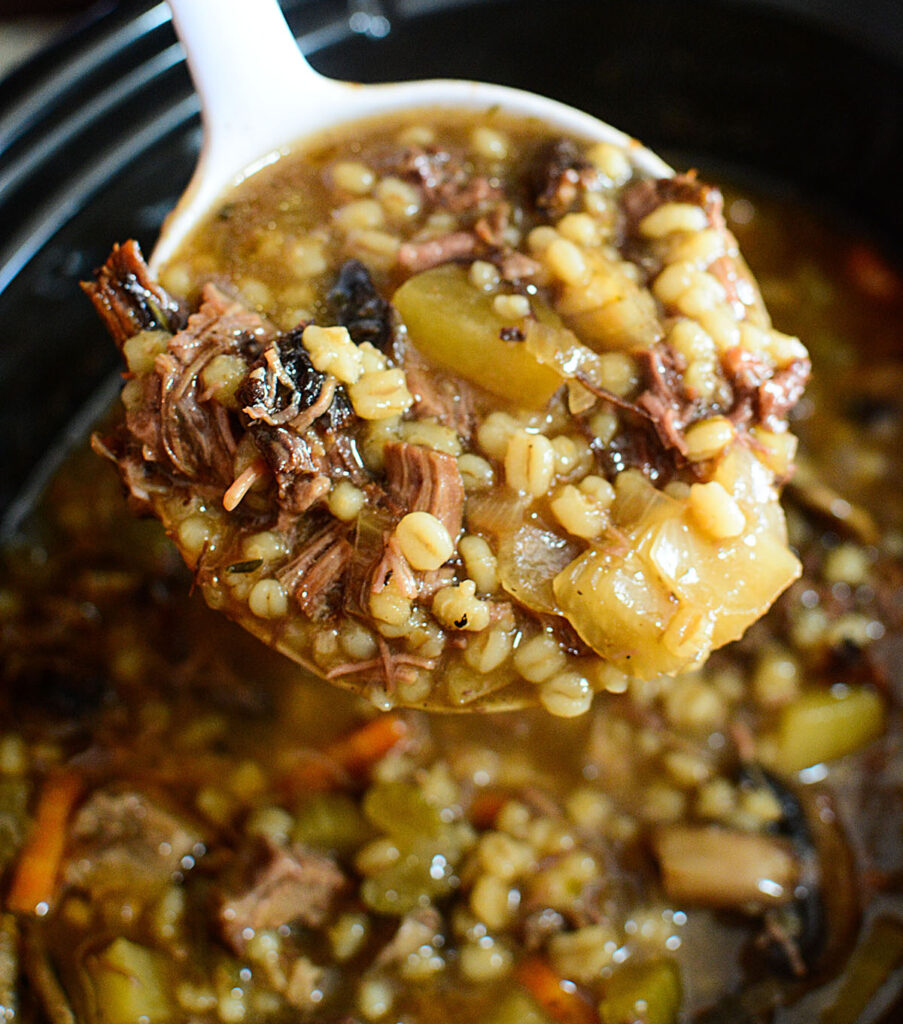 Slow Cooker Beef Barley Stew