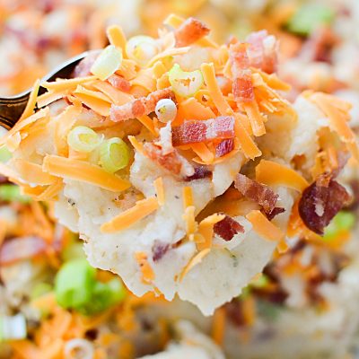 Yummy Instant Pot Loaded Mashed Potatoes