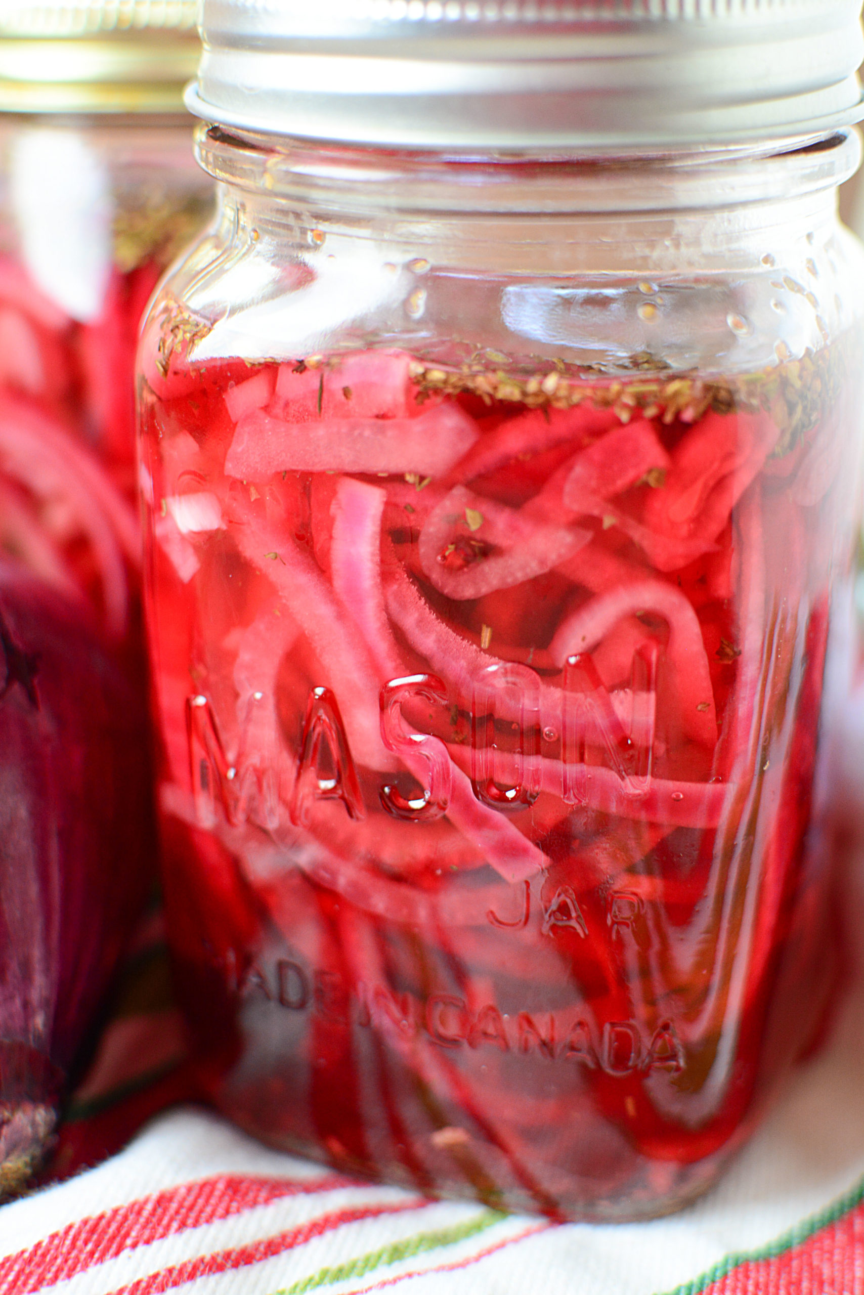 Easy Pickled Pink Onions | The Salty Pot