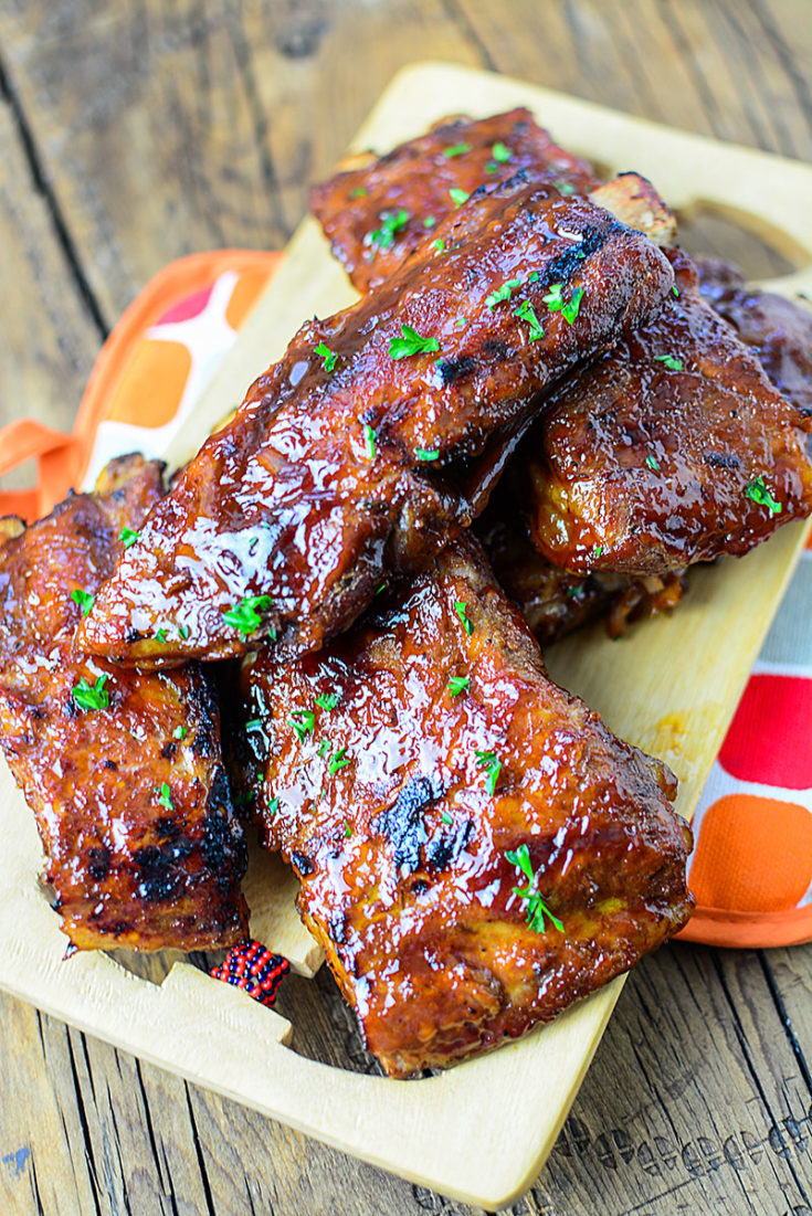 Oven Roasted Low and Slow BBQ Ribs | The Salty Pot