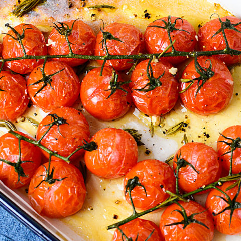 Best Mediterranean Roasted Vine Tomatoes (Easy & Cheffy!)