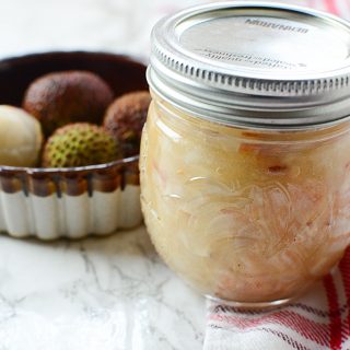 No Sugar Added Lychee Freezer Jam