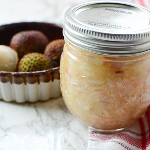 No Sugar Added Lychee Freezer Jam