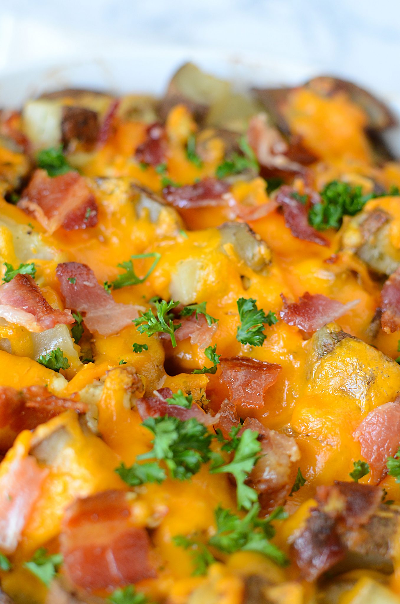 Chicken Bacon Ranch Potato Bake | The Salty Pot
