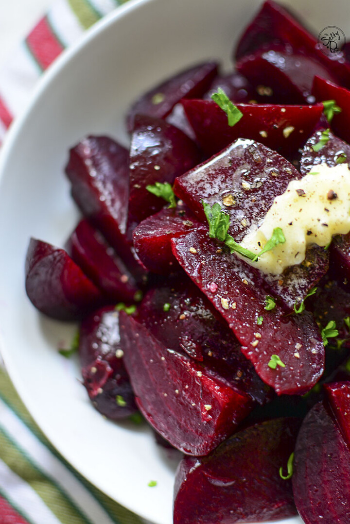 Pressure Cooked Beets