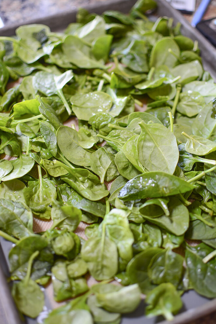 A Dehydrated Spinach Recipe