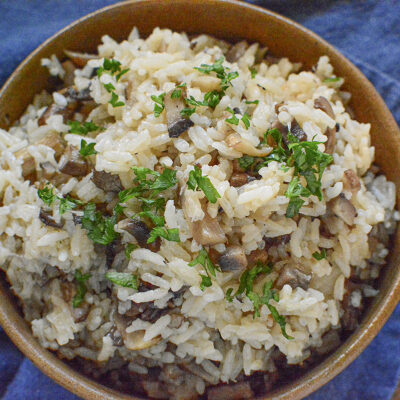 Perfect Ninja Foodi Mushroom Rice