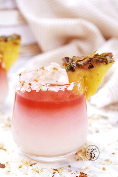 Tropical Pina Colada Shots