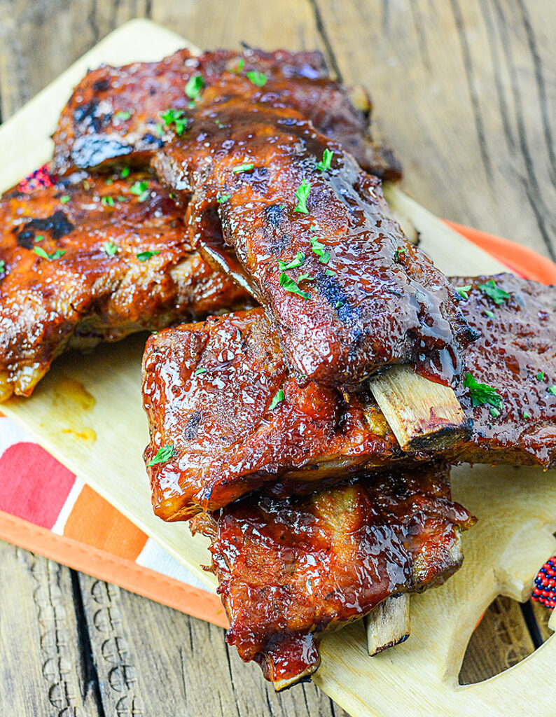 Oven Roasted Low and Slow BBQ Ribs | The Salty Pot
