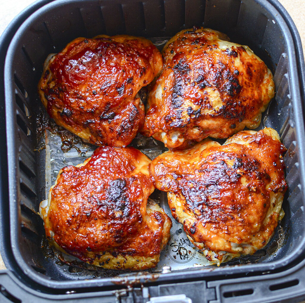 Succulent Air Fryer BBQ Chicken Thighs