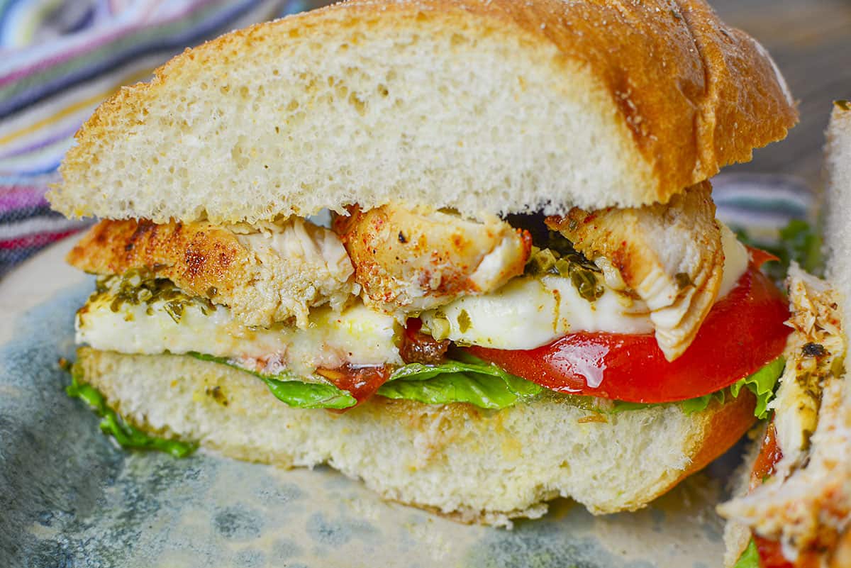The Best Caprese Chicken Sandwich