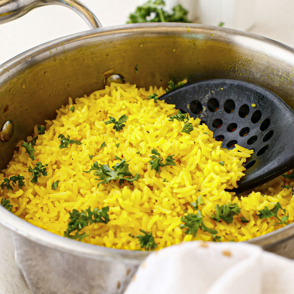 Turmeric Rice - Buttery and Delicious