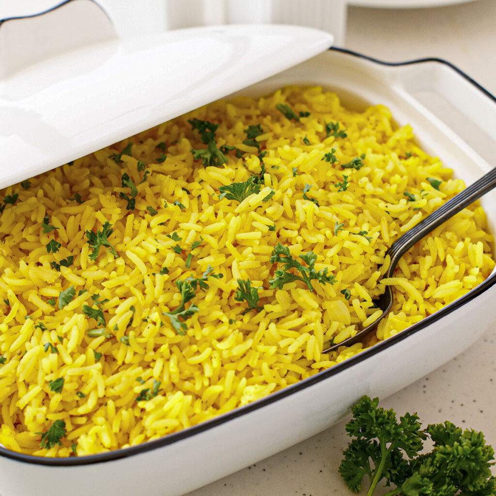 Turmeric Rice - Buttery and Delicious