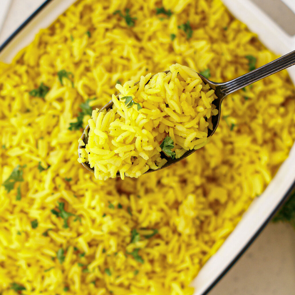 Turmeric Rice - Buttery and Delicious | The Salty Pot